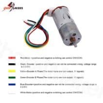 Kit Complet DC Moteur avec Encodeur 12V|Shop4makers Maroc